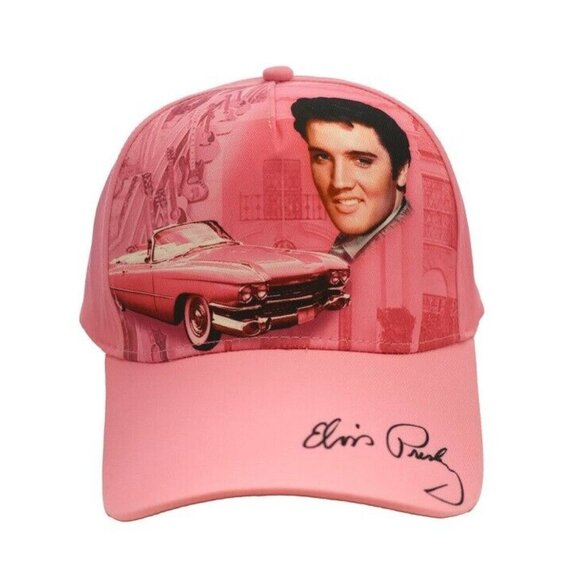 Elvis | Accessories | New Elvis Presley Pink Cadillac Baseball Hat Cap ...